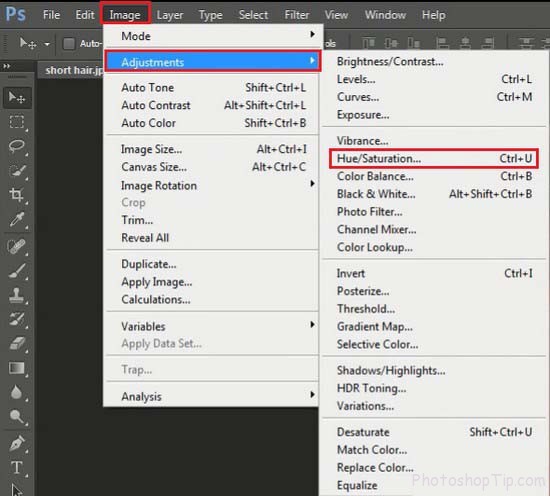 Change hair color in Photoshop - #!/DevDude/