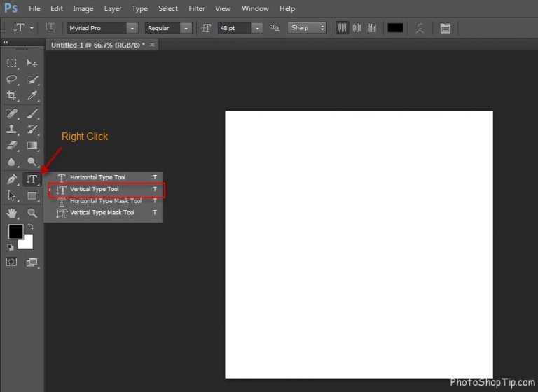 How To Make Vertical Text In Photoshop CS6 DevDude 