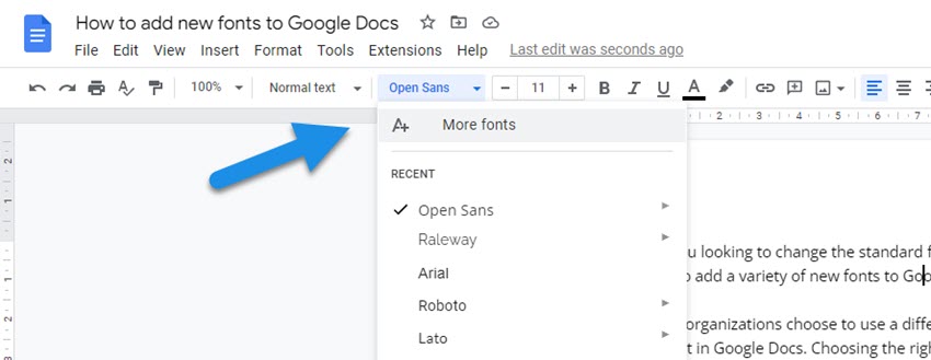 How to Add Fonts to Google Docs - #!/DevDude/