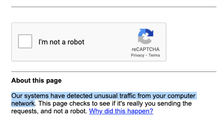 Google Unusual Traffic Error and How to Fix It - #!/DevDude/